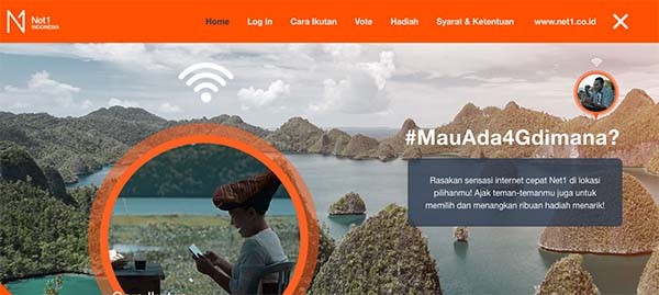 Cara unik Net1 Indonesia sebarkan 4G