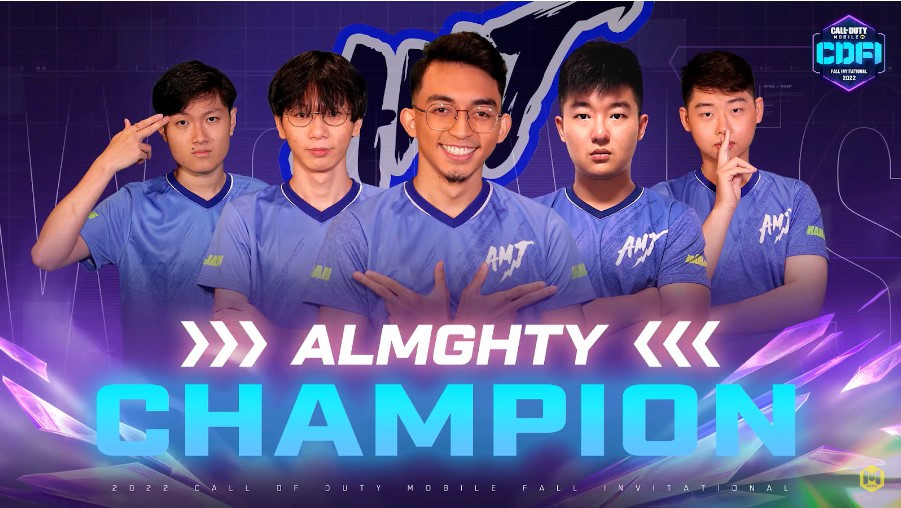 Almghty, tim esports wakil Asia di Turnamen CODM Dunia